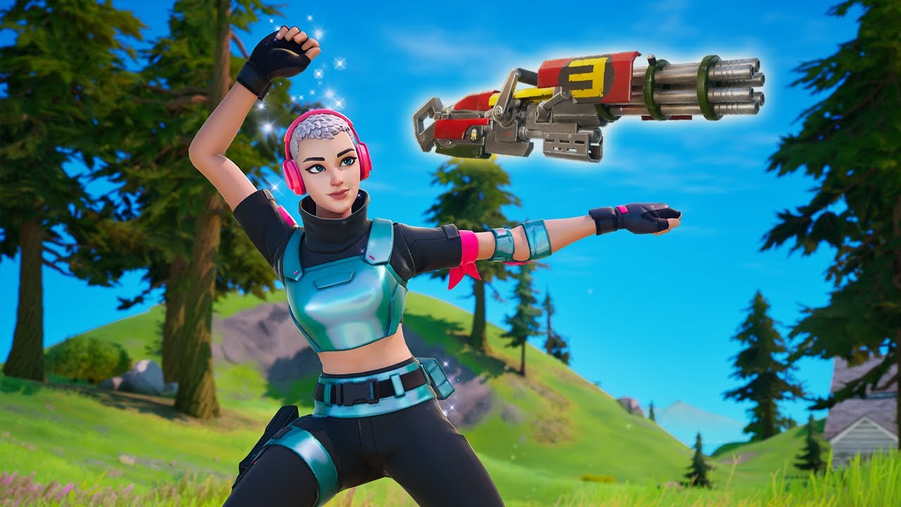 The Eminem Minigun *ONLY* Challenge in Fortnite Chapter 2 Remix! - YouTube