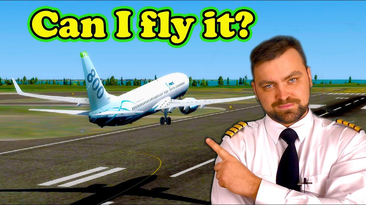 Real B737 Pilot Plays Flight Simulator for the First time - YouTube