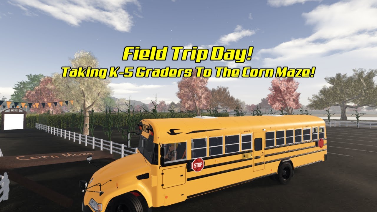 Field Trip Day! Taking K-5 Graders To Corn Maze - YouTube