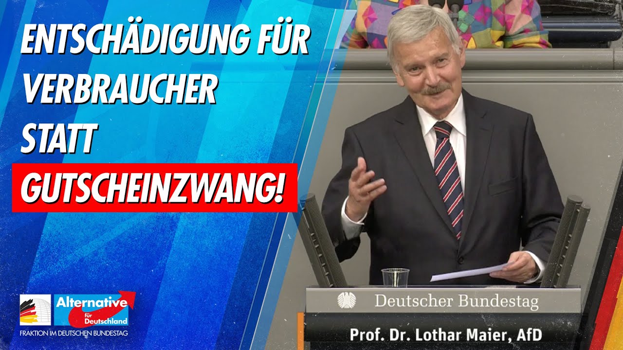 Entschädigung für Verbraucher statt Gutscheinzwang - Prof. Dr. Lothar ...