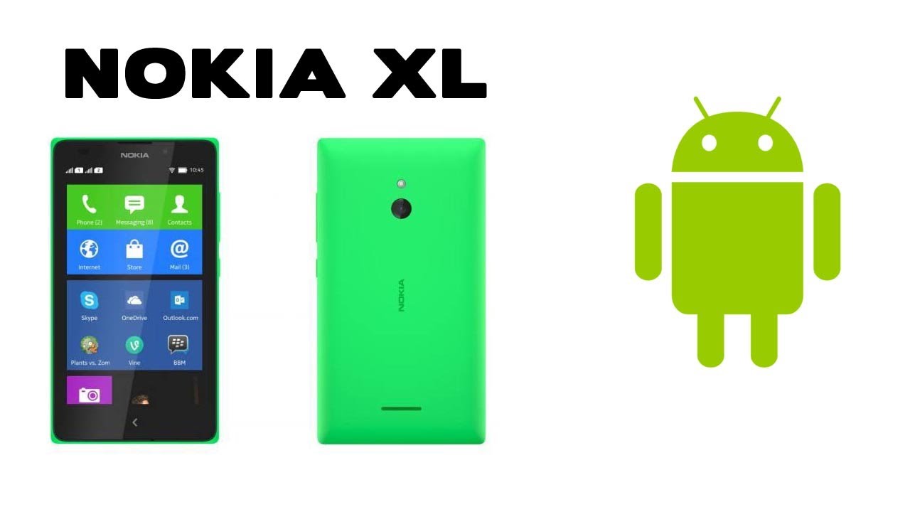 Nokia XL : Full Specifications & Price : First Nokia Android - YouTube