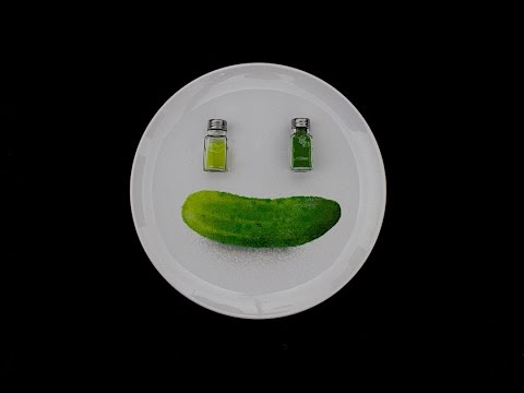Drawing Cucumber with Salt
