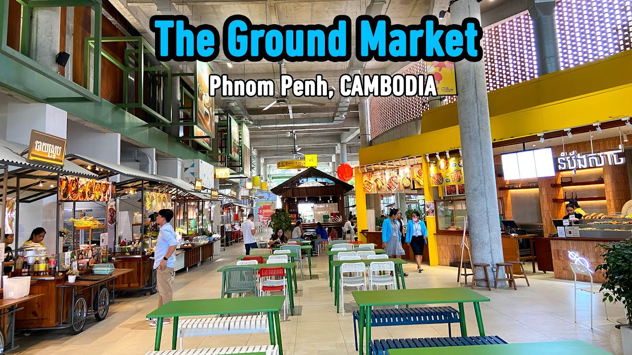 The Ground Market | Daytime - Phnom Penh, Cambodia | Walking Tour - YouTube