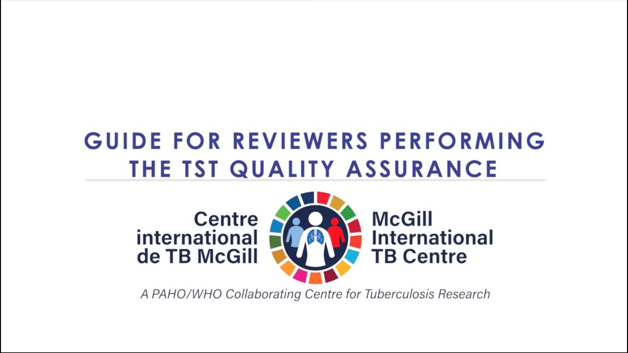 Guide for reviewers performing the TST Quality Assurance - Quantitative ...