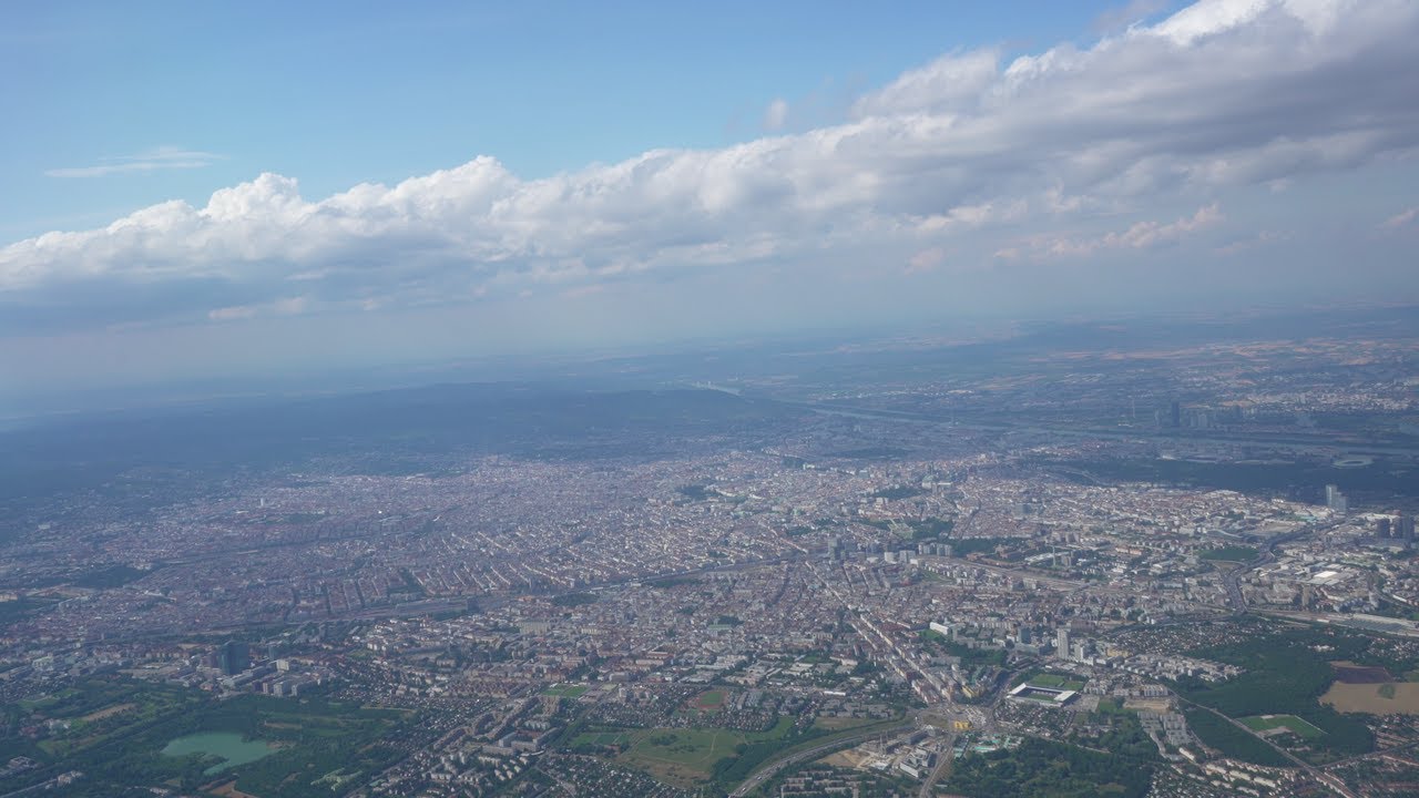 Vienna from above - Vienna center from the air, Austria [4K] - YouTube