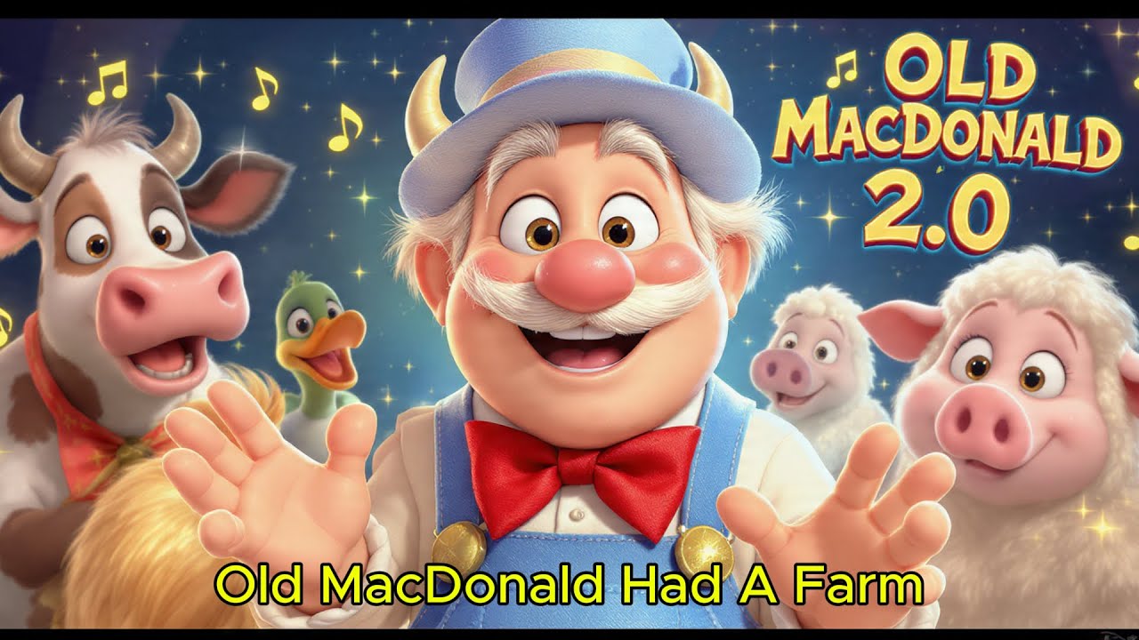 “Old MacDonald Had a Farm | The Happy Talking Animal Remix Song ...