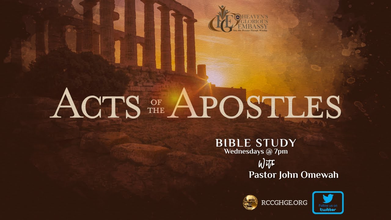 BIBLE STUDY: ACTS OF THE APOSTLES PART 19 - YouTube