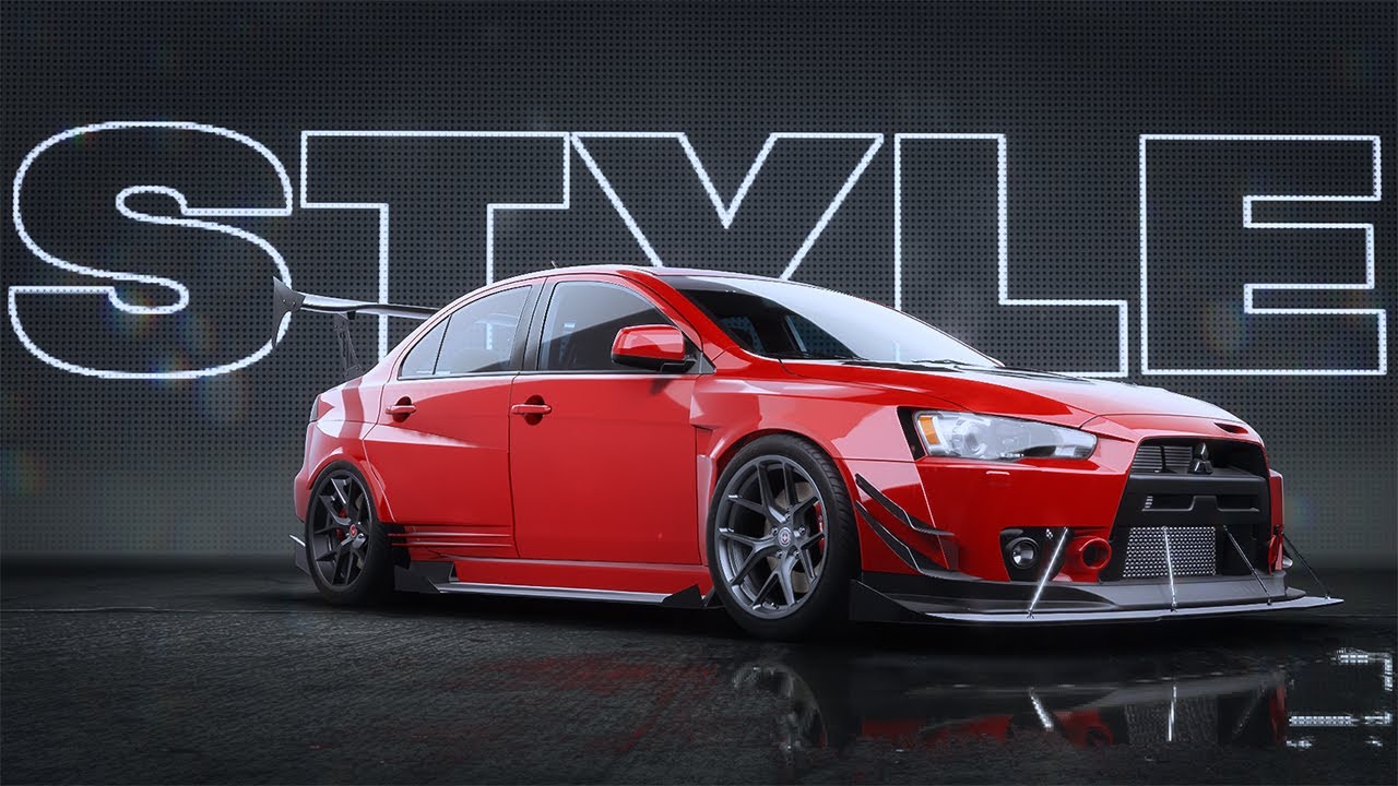 NFS UNBOUND - K.S Edition EVO X - Sorted scope method - YouTube