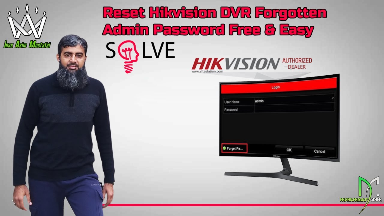 How to Recover/Reset Hikvision DVR Forgotten Admin Password Free & Easy ...
