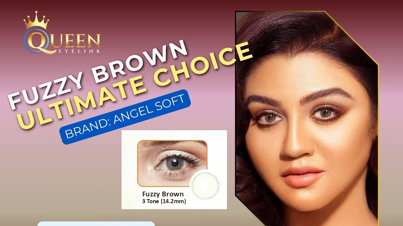 🔥 Fuzzy Brown🔥// Angel Soft Contact Lens// @QueenEyelink //Get ...