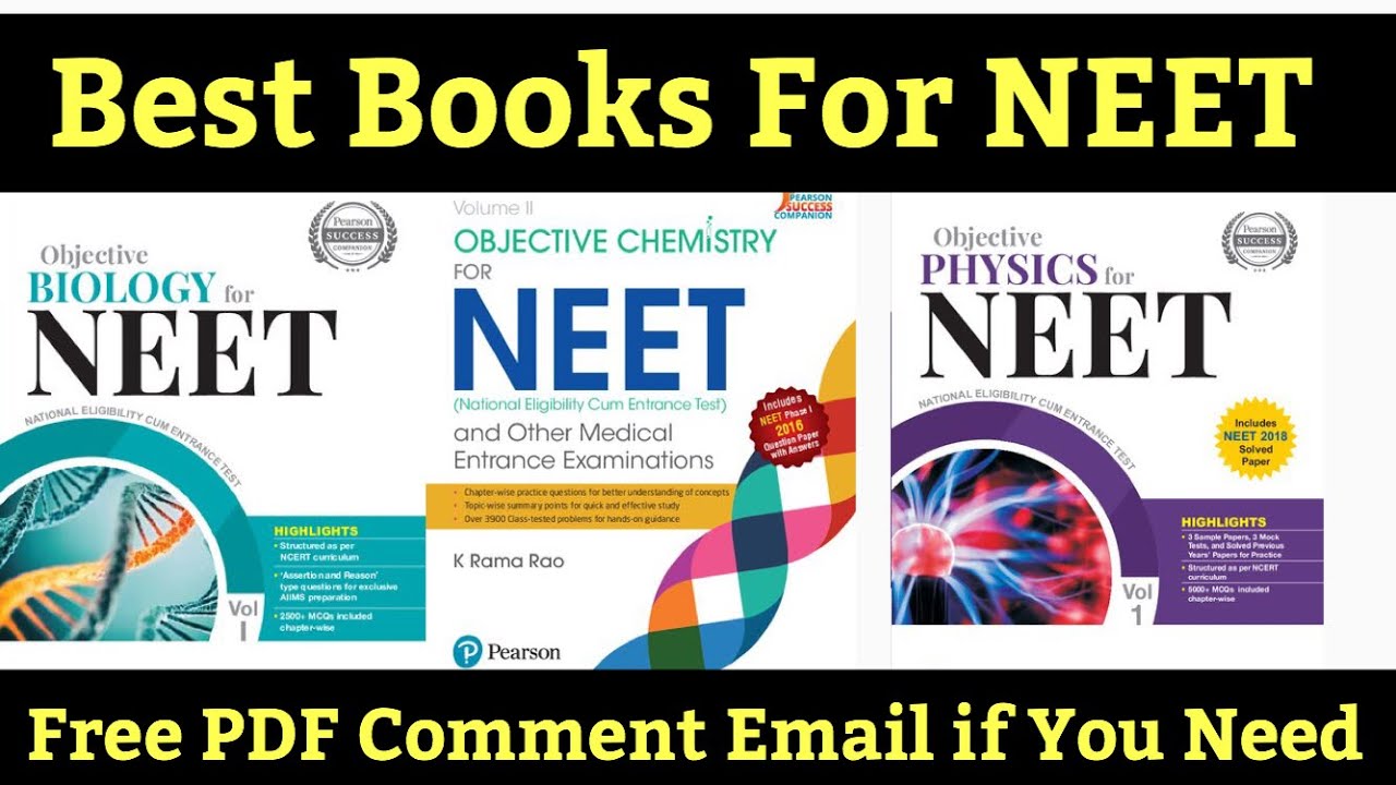 Top 4 Books for EXAM || NEET 2020 || Free PDF For You || Chemistry ...