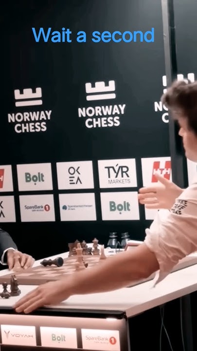 magnus carlsen bangs the table and pieces fly all over the chess board. #carlsen #gukesh - YouTube