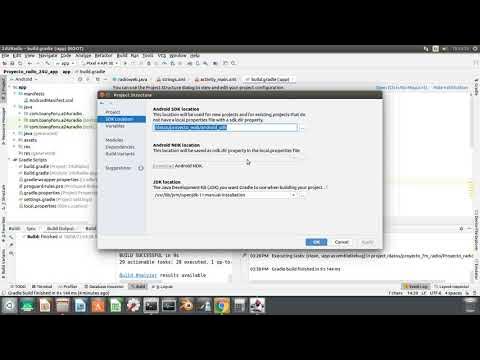 AndroidStudio cambiar Java JDK y android SDK API - YouTube