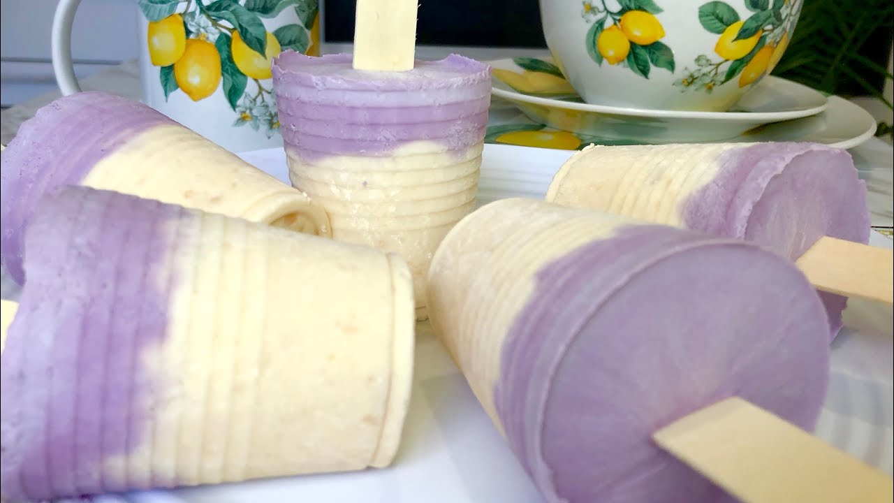 UBE/MAIS CON YELO ICECREAM|| 4 Ingredients, 2 Flavors Icecream ...