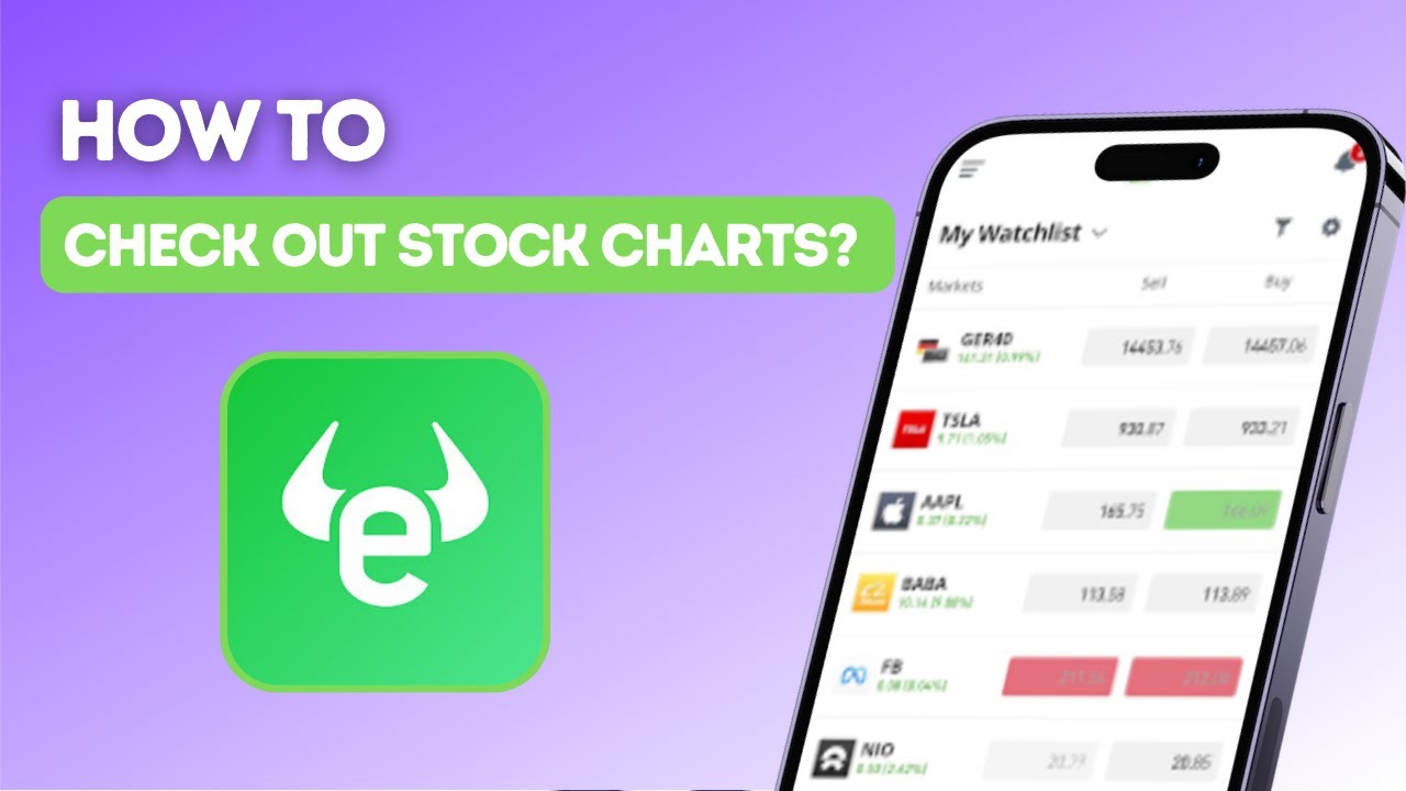 How to check out stock charts on eToro? - YouTube