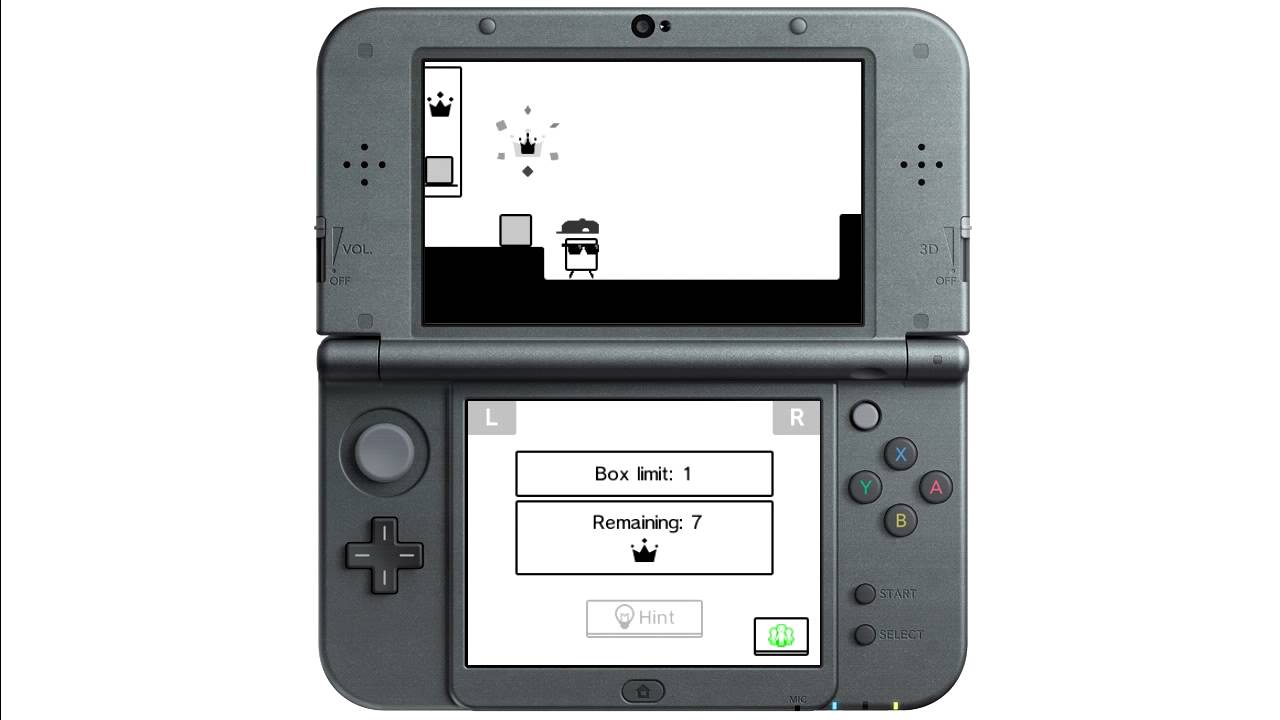 Boxboy! (Nintendo 3DS eShop) GDC 2015 World 1-2 direct feed gameplay ...