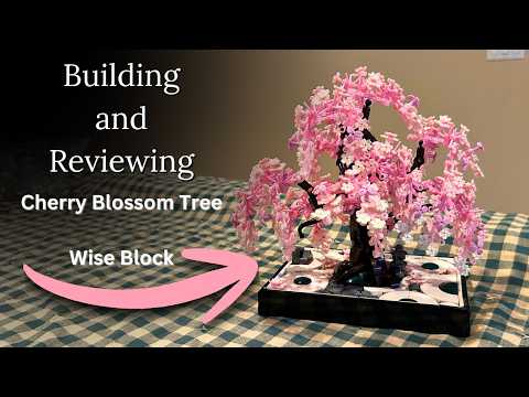 Building and reviewing Wiseblock's Cherry Blossom Tree Set