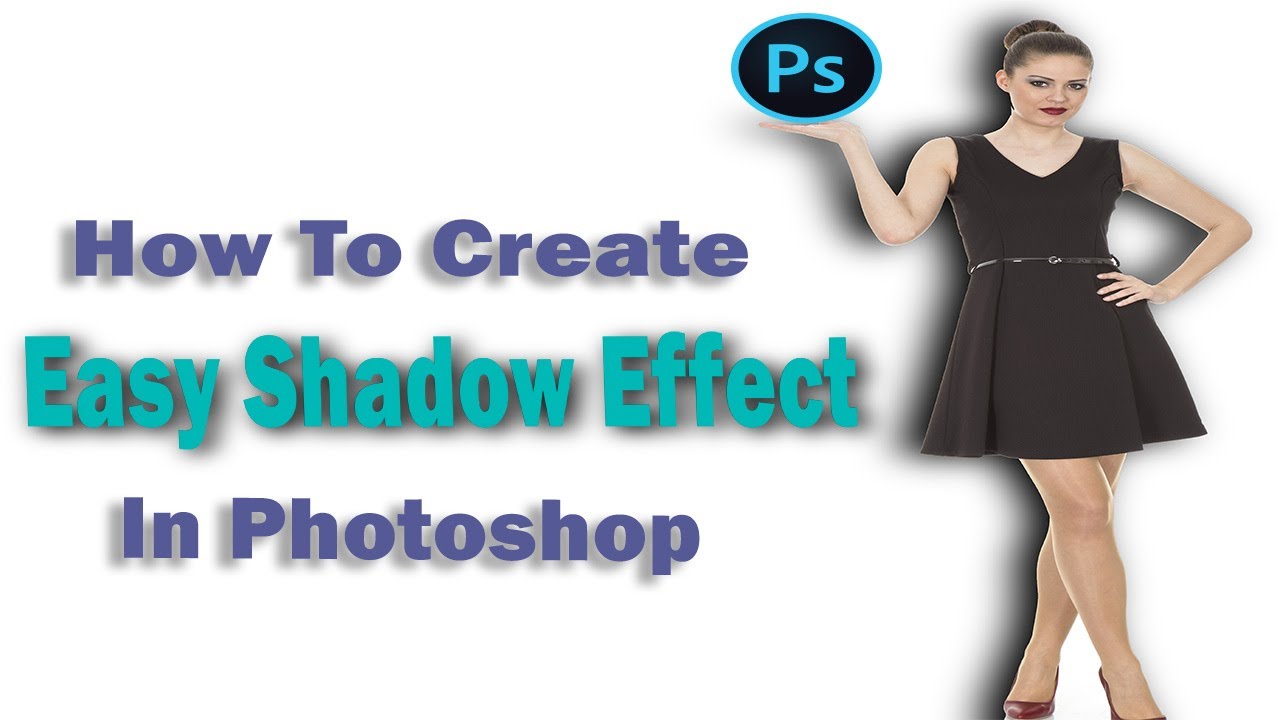 Easy Shadow Effect In Photoshop | Photoshop Tutorial - YouTube