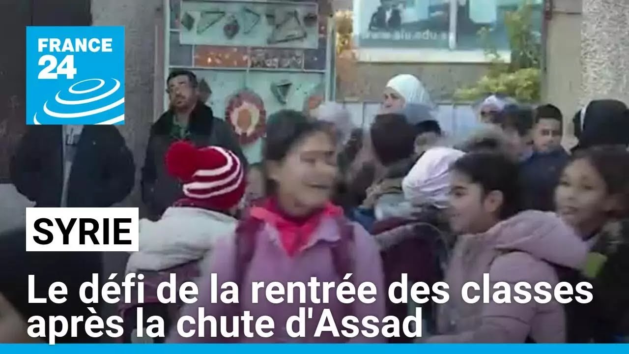 En Syrie, le défi de la rentrée des classes après la chute de Bachar al ...