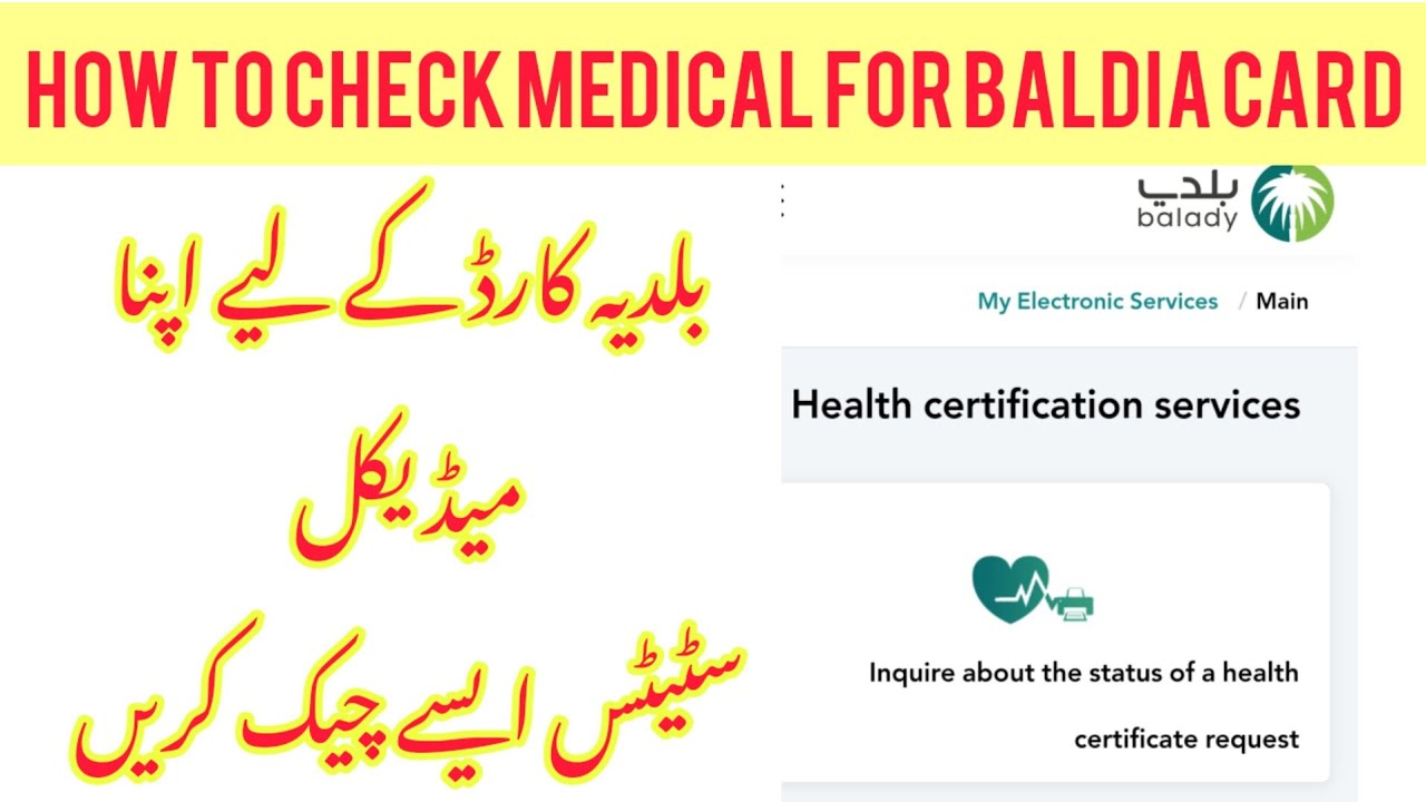 Find Out if Your Baldia Card Medical Is Uploaded | Check Baldia Card ...