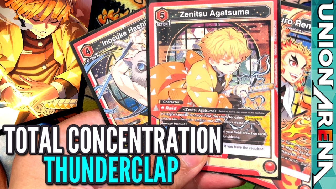 Demon Slayer Red Deck Profile - Zenitsu & Inosuke | Union Arena TCG ...