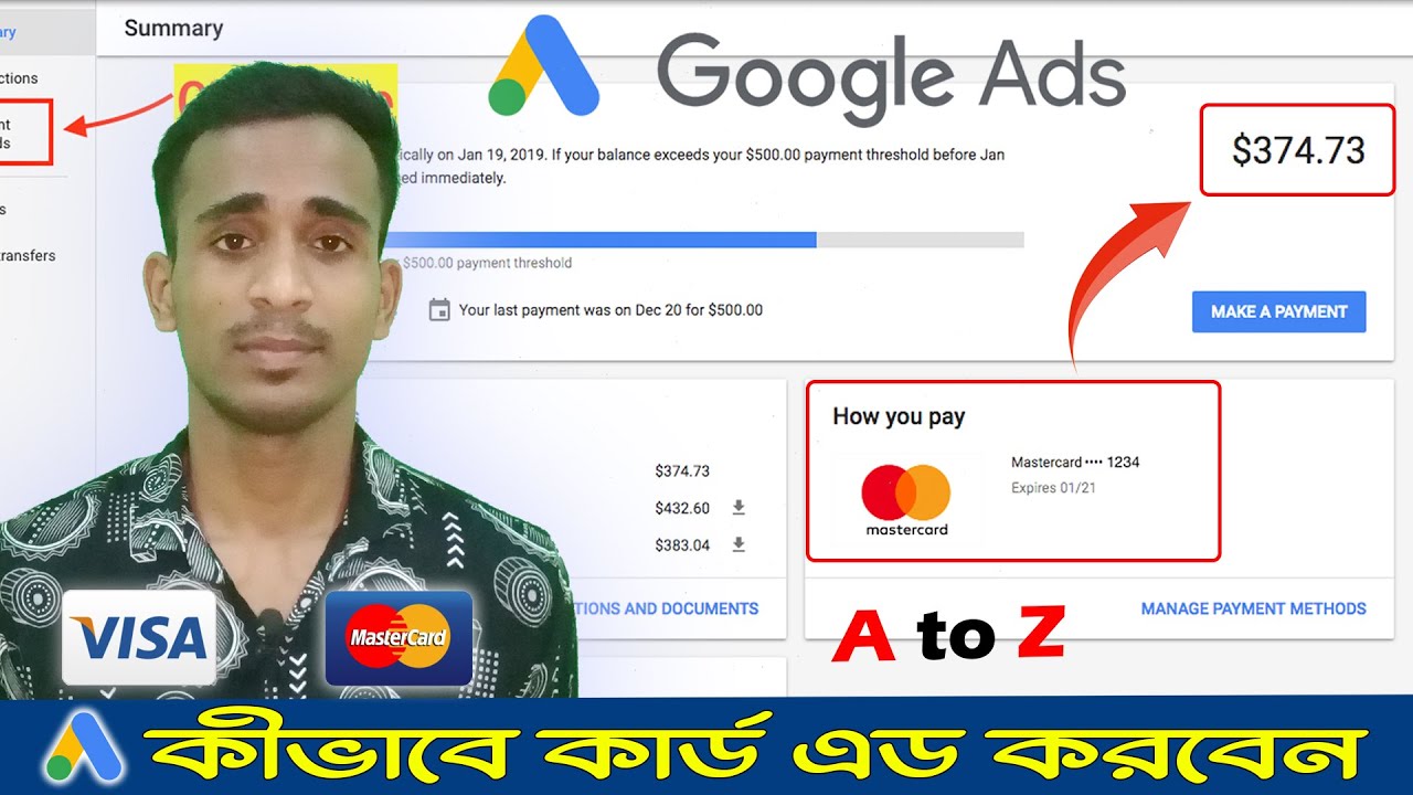 How to Add Payment Method in Google Ads Account | How To Add Google Ads ...