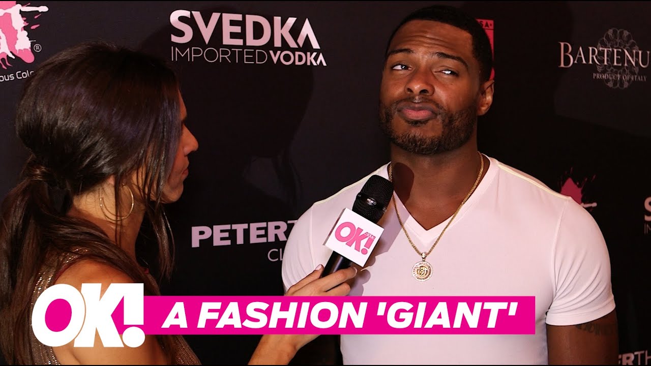 New York Giants Running Back Mike Cox Talks Fashion & Football - YouTube