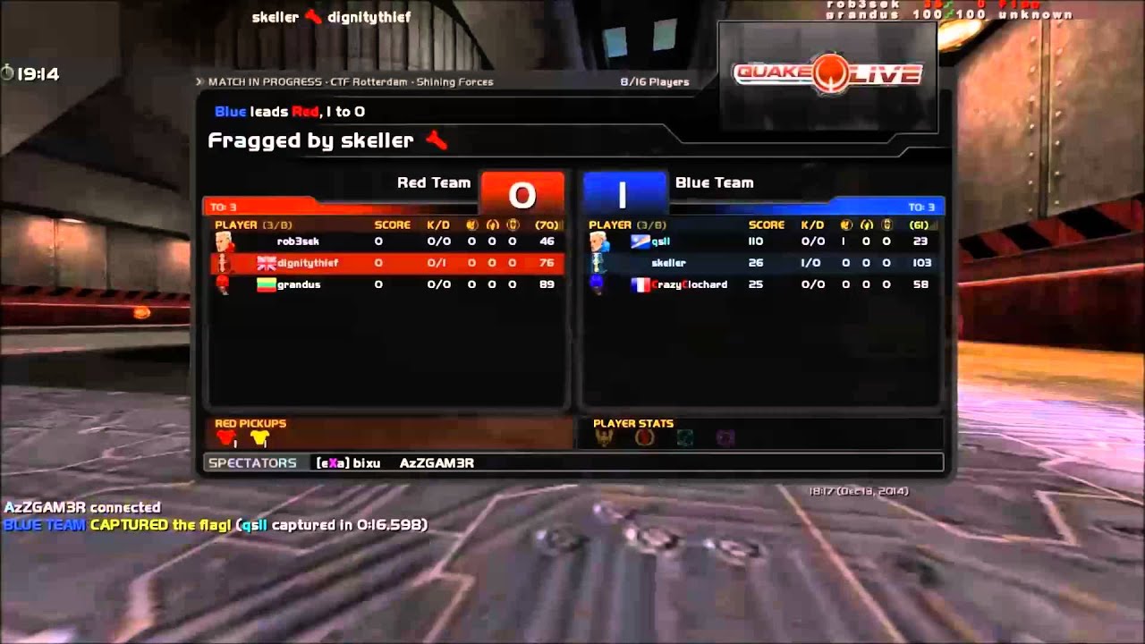 Quake Live Multiplayer Gameplay - YouTube