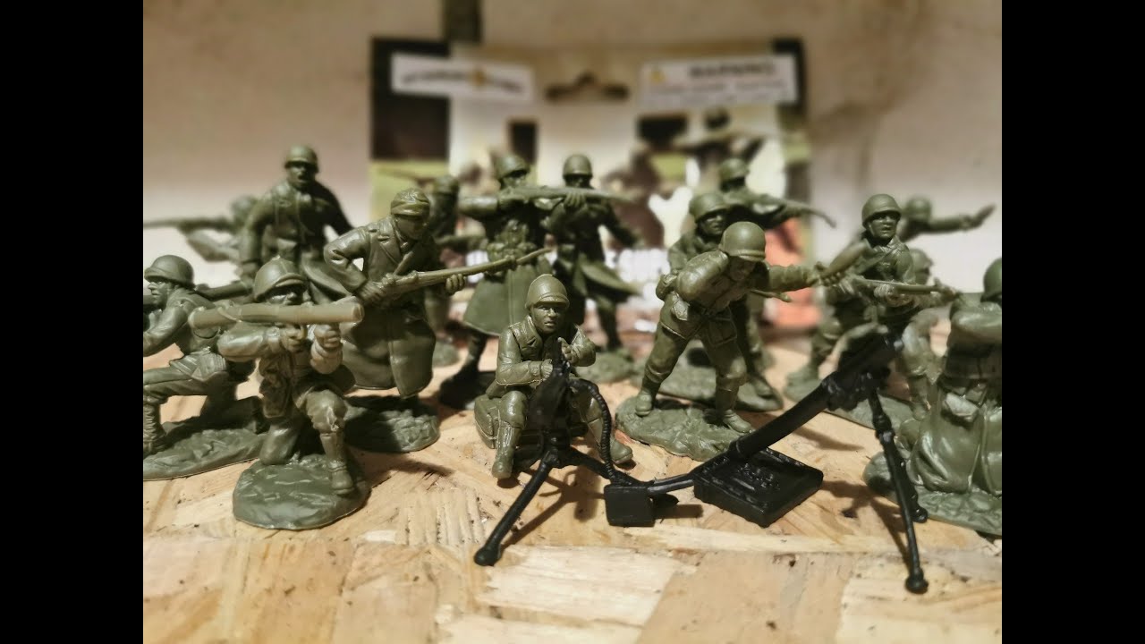 TSSD US fire support WW2 toy soldiers review | Military toys review ...