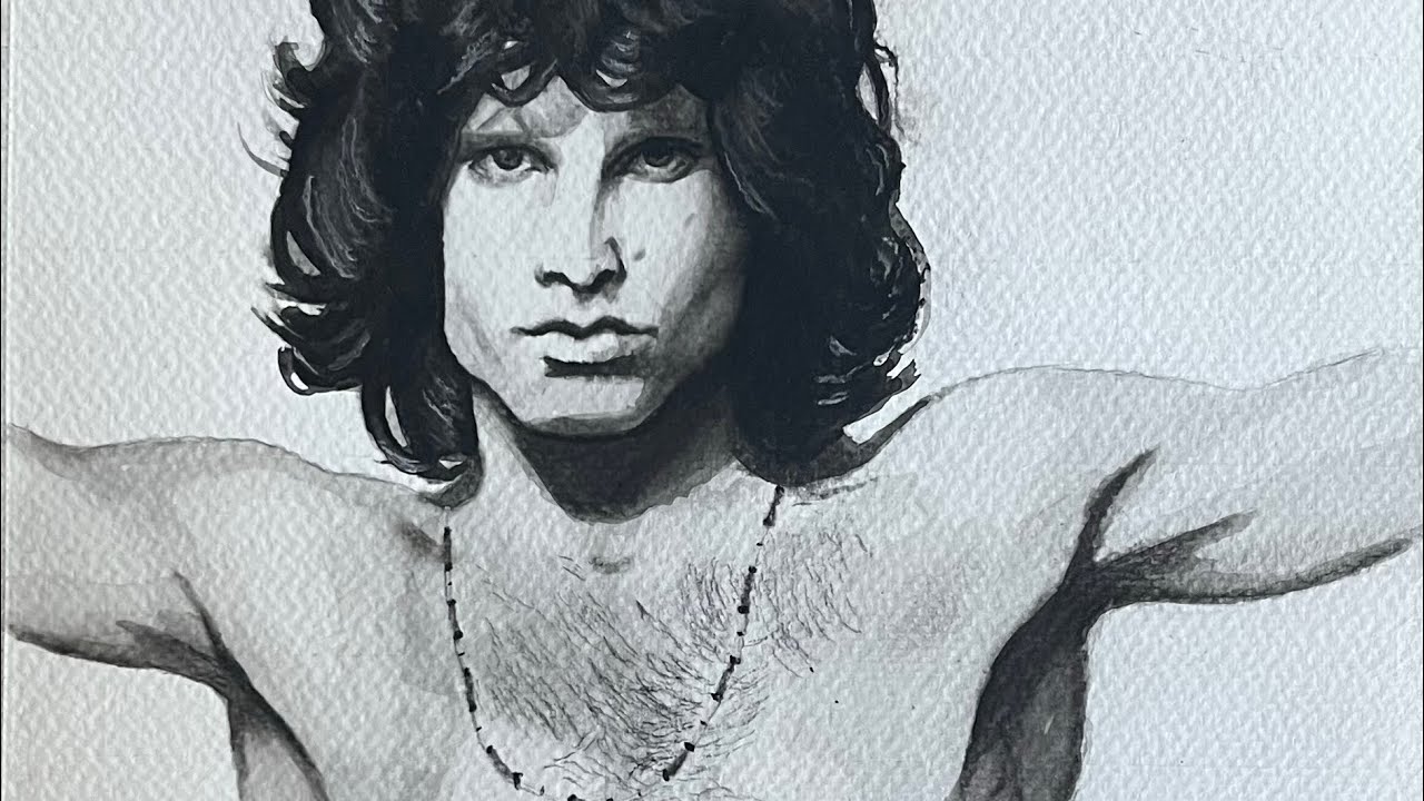 Jim Morrison Drawing - YouTube
