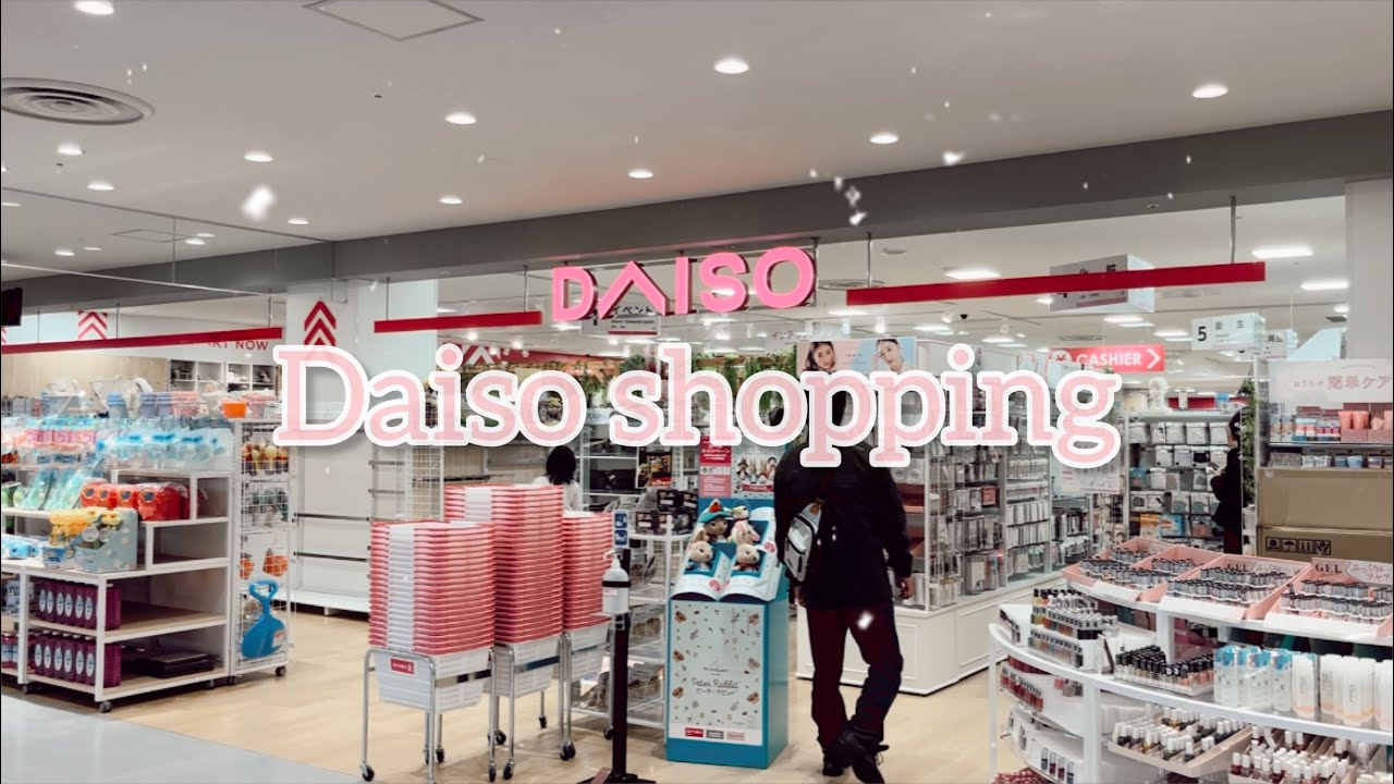 Daiso shopping in japan - YouTube