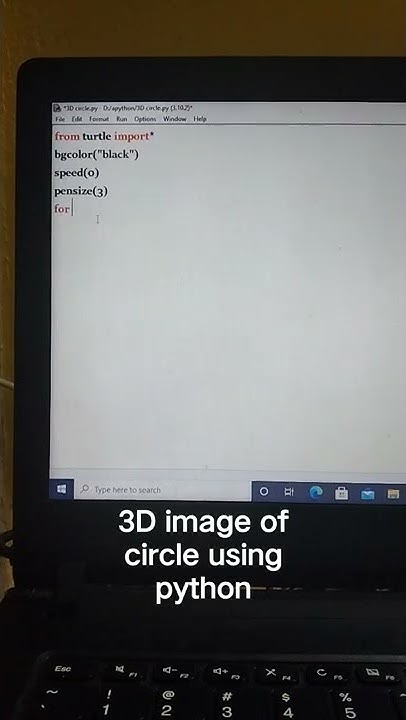 3d Image Python Programming Languageprogramme Coding Python Cprogram Turtle Import Youtube