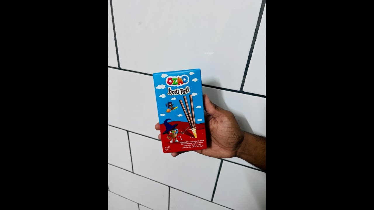 OZMO Hoxi Poxi🥢Biscuit Stick Candy #viral #unboxing #foodie #chocolate ...