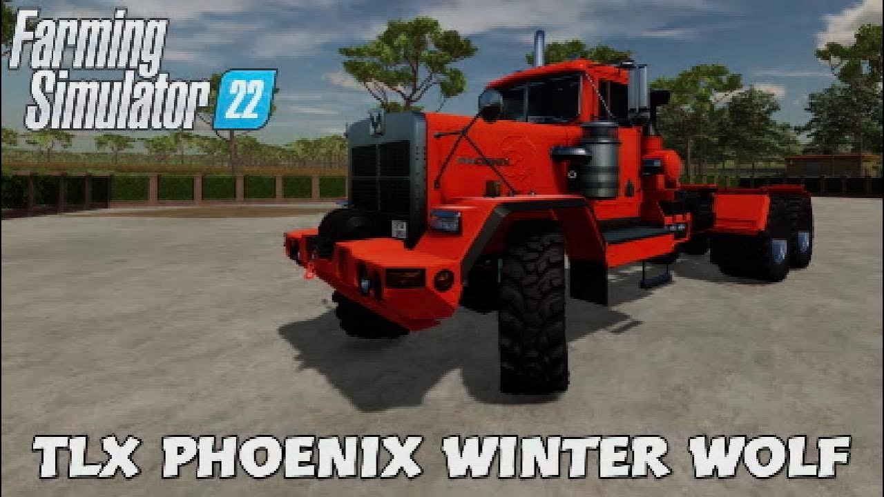 FS22 New Mod (console): TLX Phoenix Winter Wolf | Mods in the spots ...