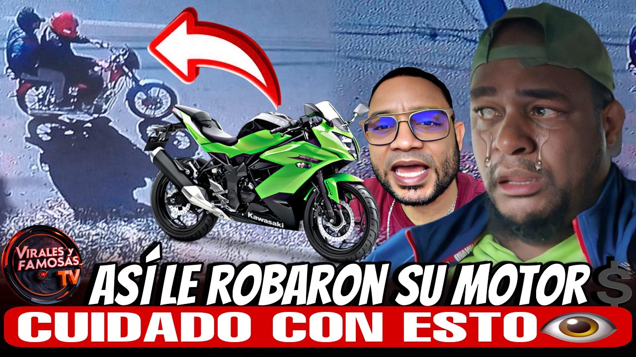 INCREIBLE! ASÍ LE ROBARON SU MOTOR Y 15 MIL $, MIREN LO QUE LE PASO UFF ...