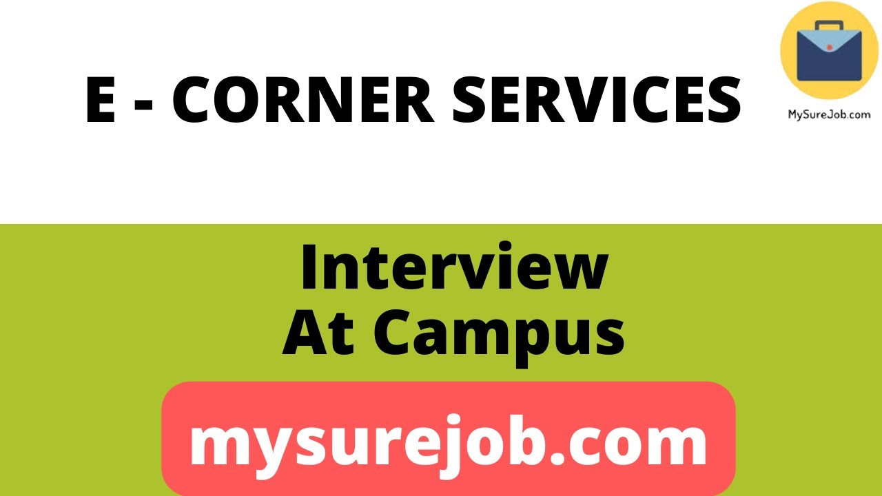 Interview Session of E Corner | Jobs in Kanpur - YouTube
