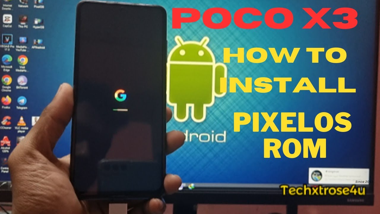 PixelOS UNOFFICIAL for Poco X3 Android 14 ROM - YouTube