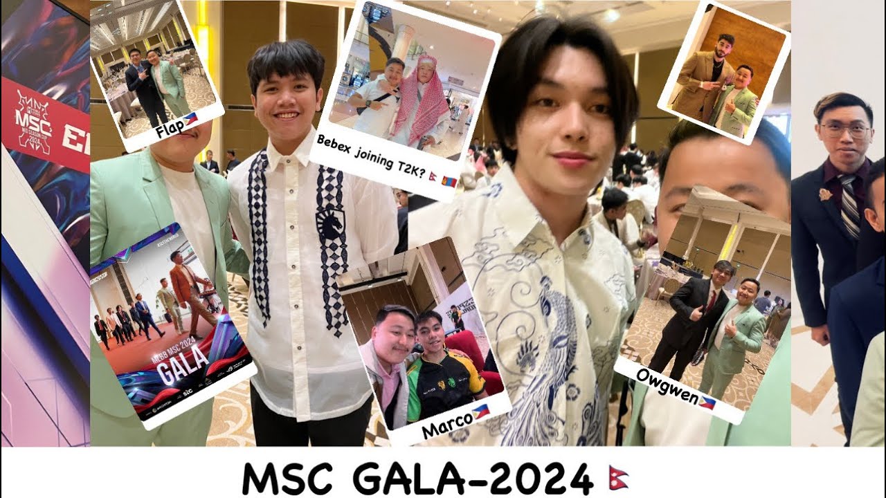 MSC GALA-2024🇳🇵| ft @t2kesports | Meetup with different players of MSC ...