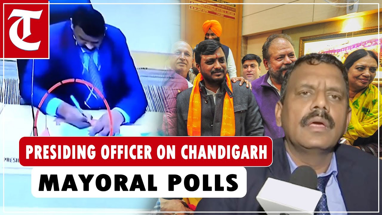 Presiding Officer Anil Masih on Chandigarh Mayoral Elections 2024 - YouTube