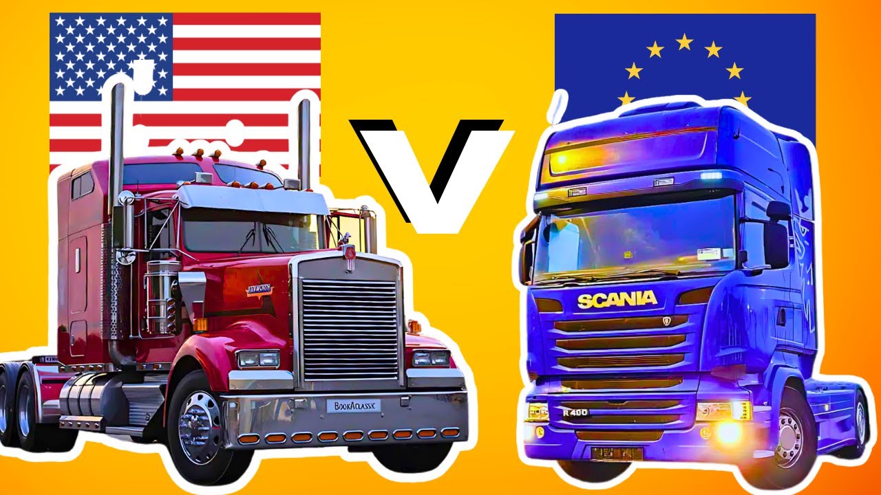 This Explains Everything! American vs European Trucks | Aussie Reacts ...