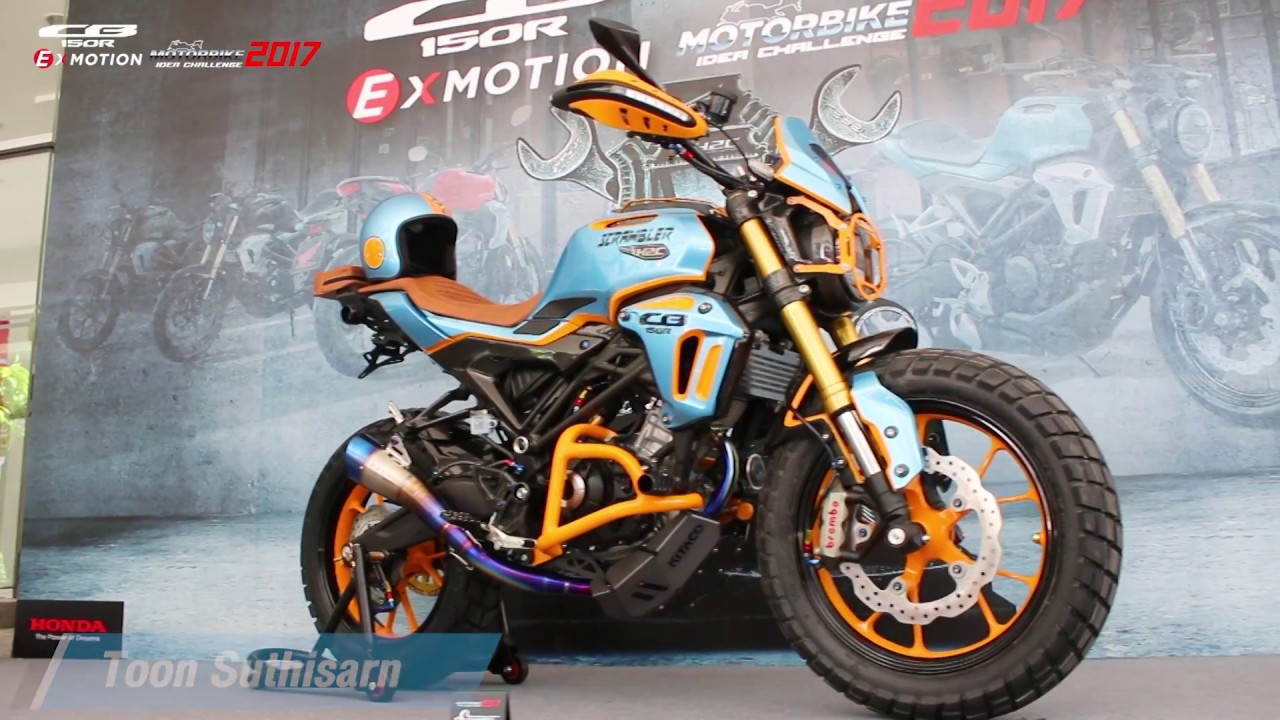 Honda CB150R Exmotion Motorbike Idea Challenge - SC1 ตูนสุทธิสาร - YouTube
