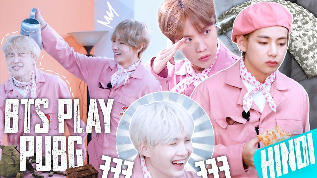 bts hindi : bts play pubg | bts hindi dubbed funny #cutelife - YouTube