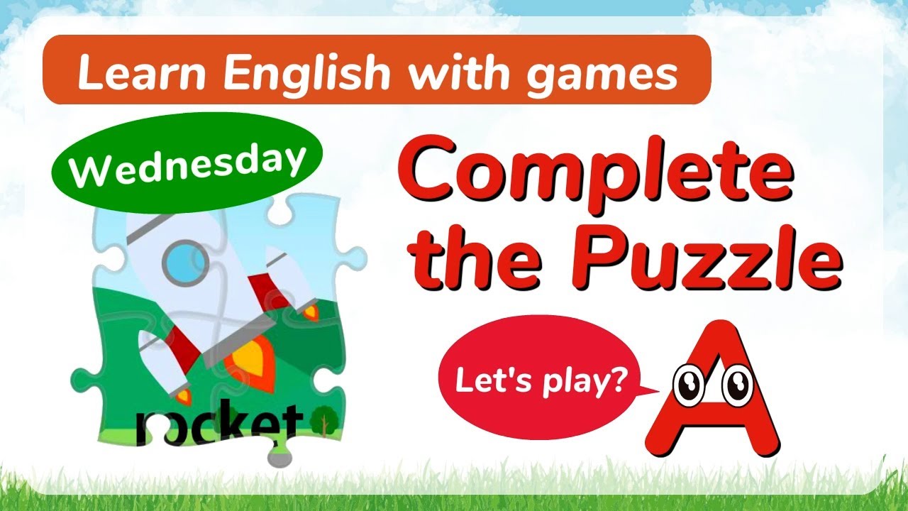 Complete the Puzzle Week10 | Learn English with games - YouTube