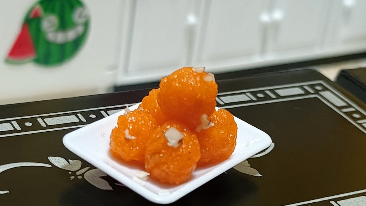 Ramzan Special Miniature 😋 Motichur Laddu Recipe | Ramzan Sweet Mini ...