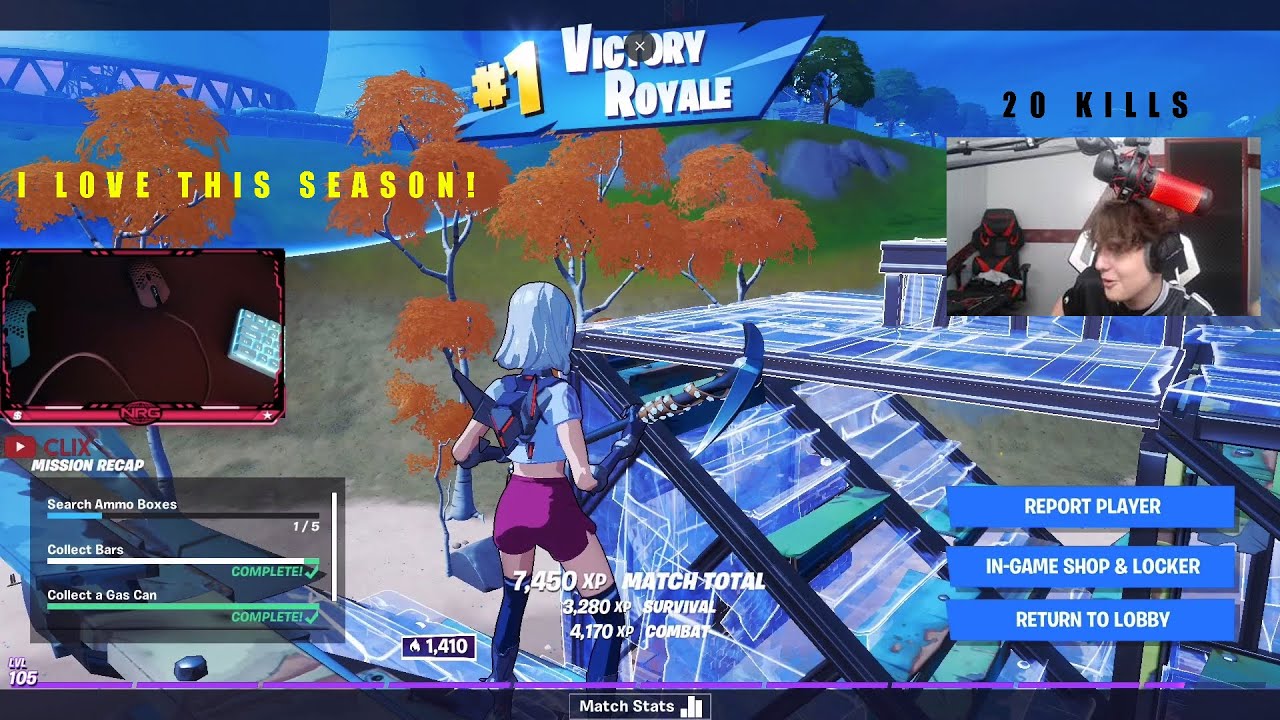 Clix first game of season 5 - YouTube