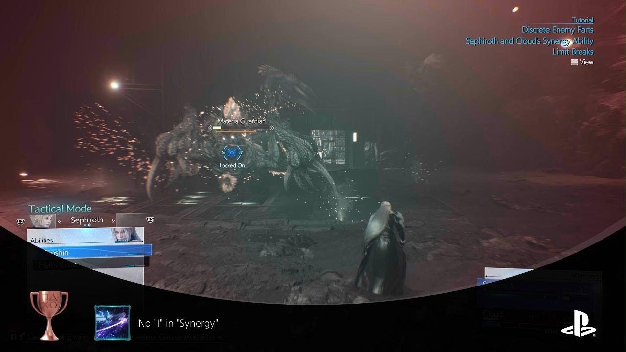 FINAL FANTASY VII REBIRTH No "I" in "Synergy" Trophy - YouTube