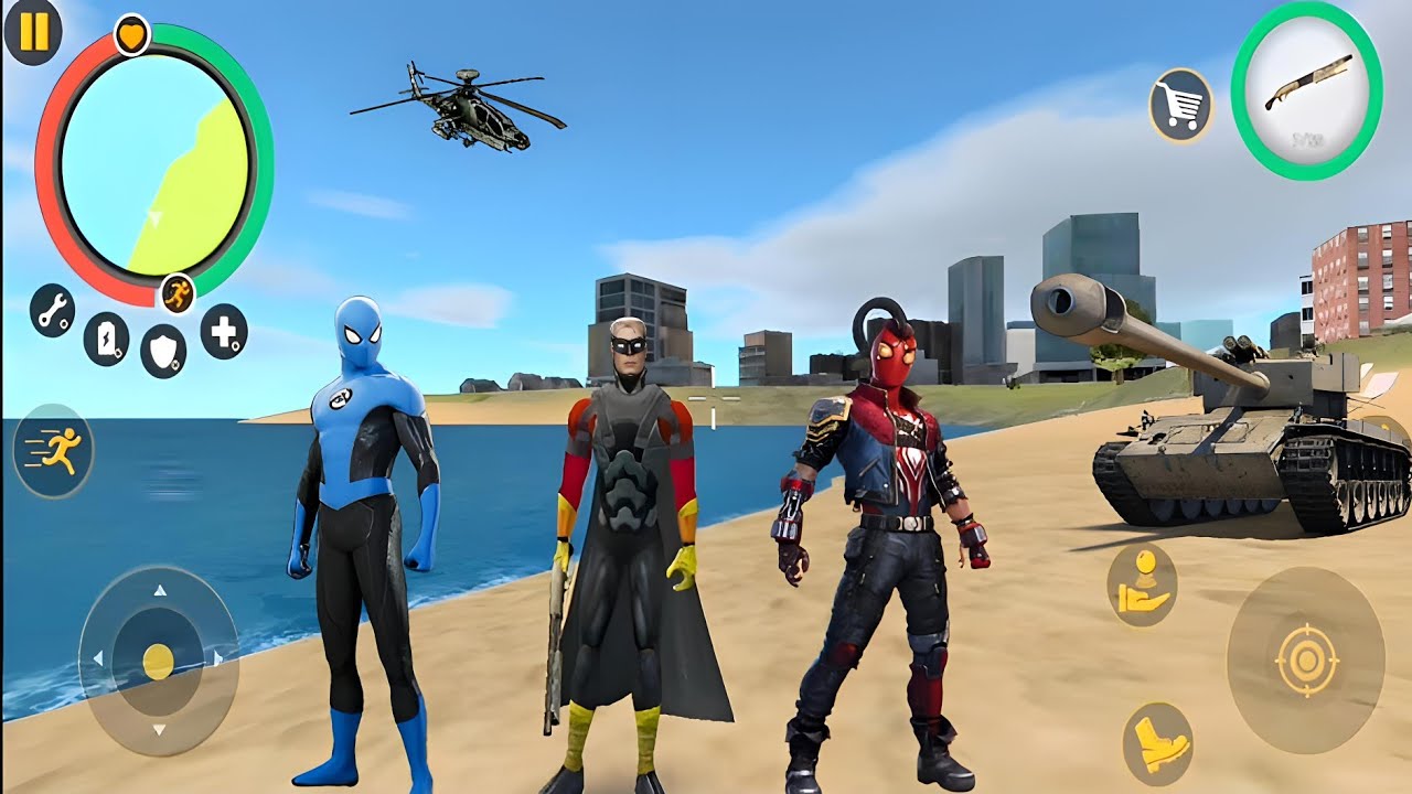 Naxeex Superhero Game Naxeex Rope Killeing Police and army Part#51 New ...