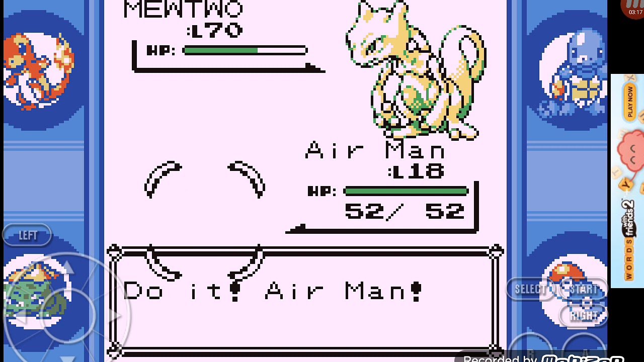Let's Play Pokemon Blue| V.S Mewtwo - YouTube