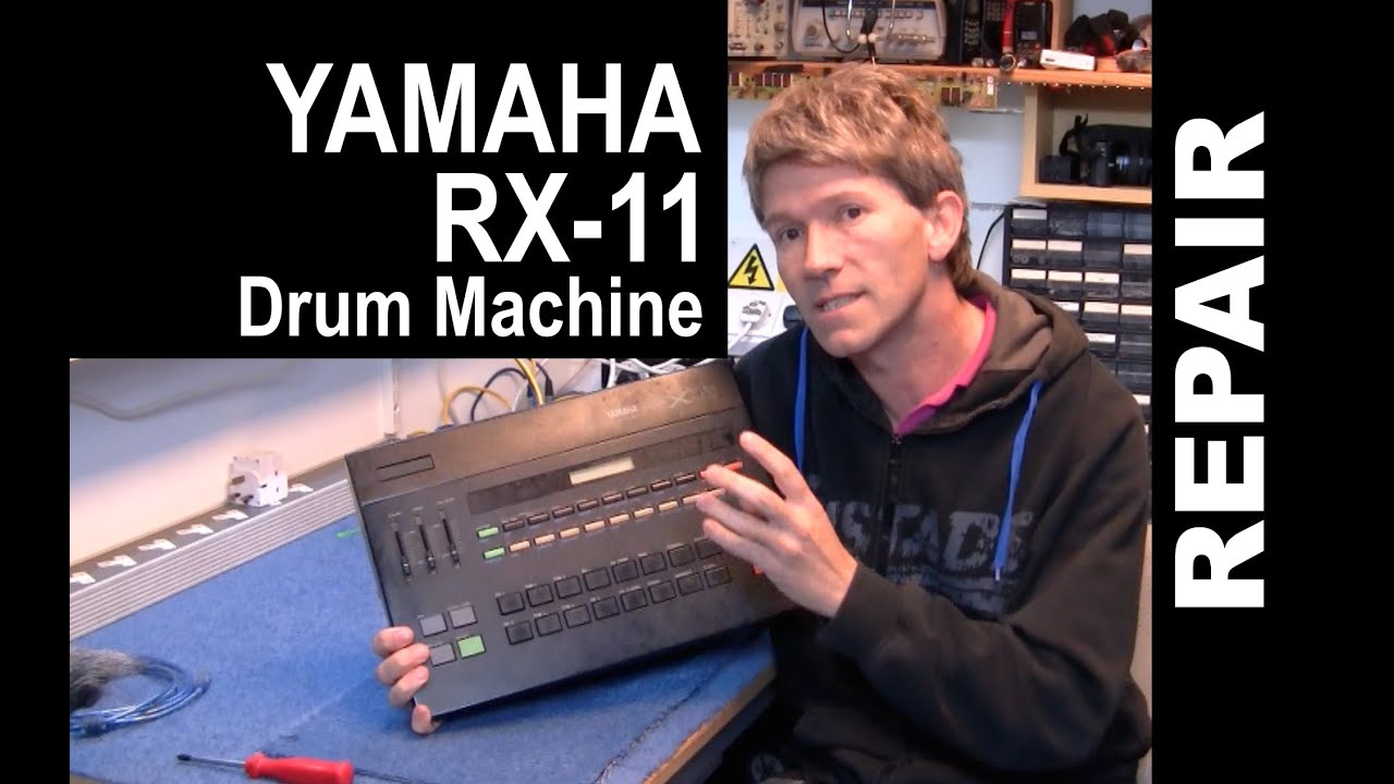 YAMAHA RX11 vintage 1984 drum machine repair MF#57 - YouTube