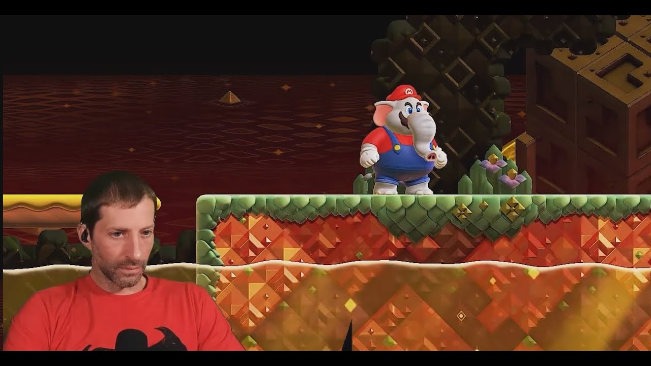 Mario can't look up? Super Mario Bros. Wonder playthrough world 3 - YouTube
